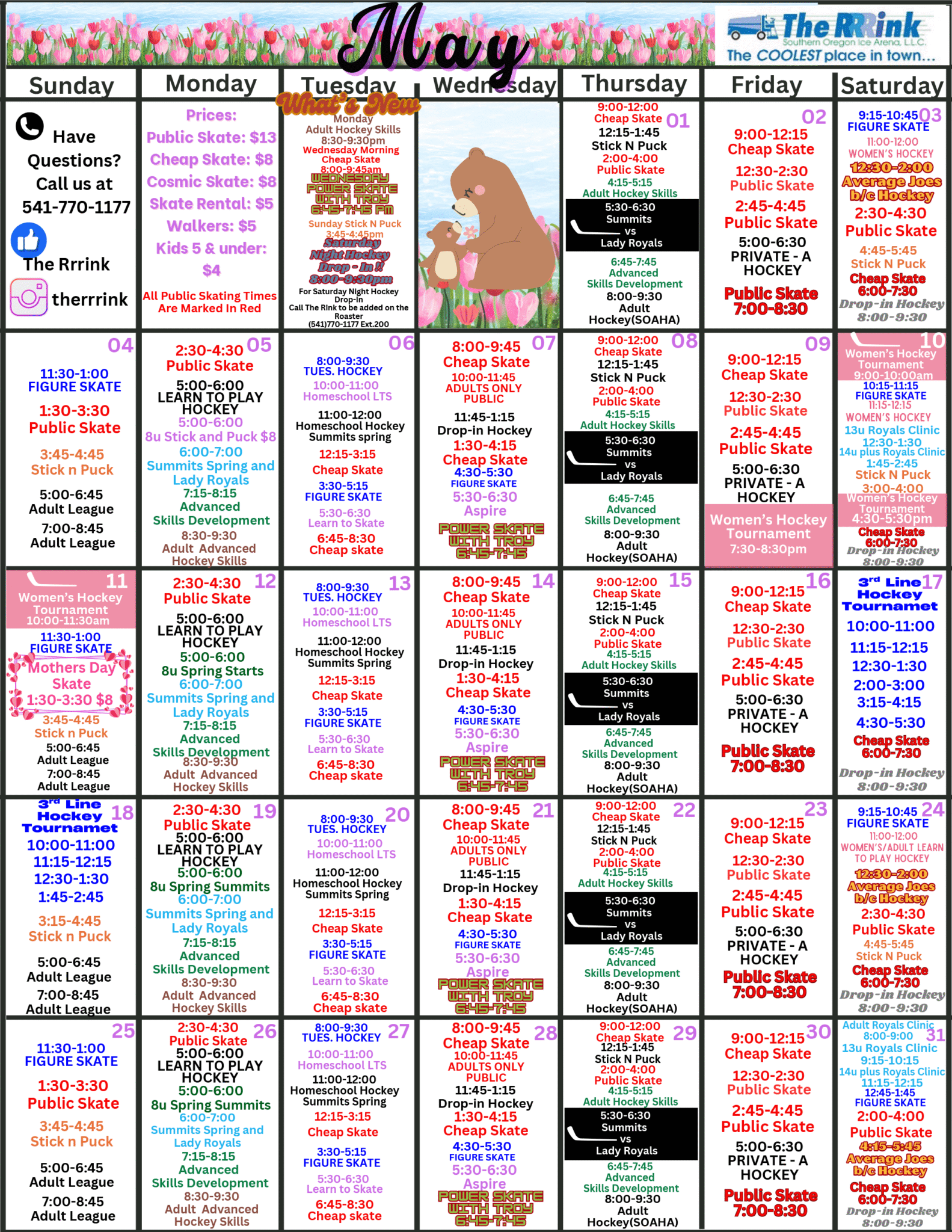 The RRRink | Ice Skating & Hockey Rink in Medford Oregon